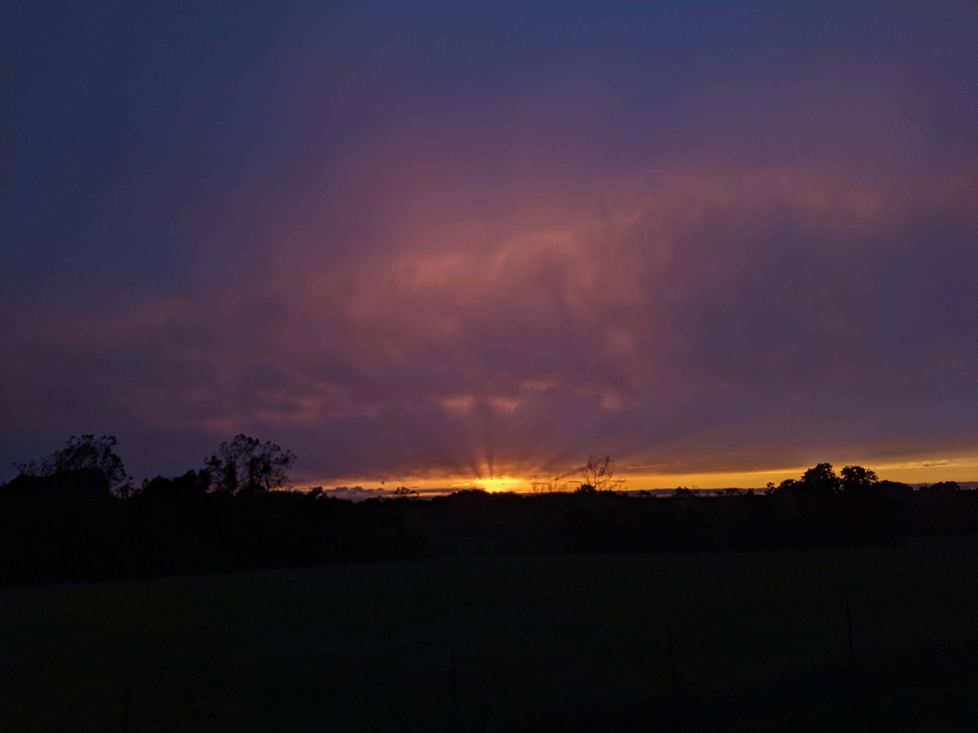 The storm was worth it for this sunset | Scrolller