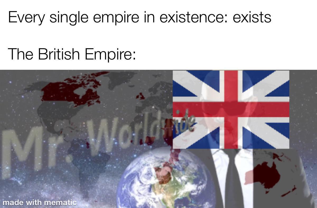 The Sun Never Sets in The British Empire | Scrolller