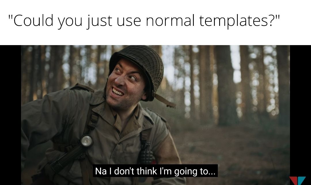 The template's from VLDL. | Scrolller