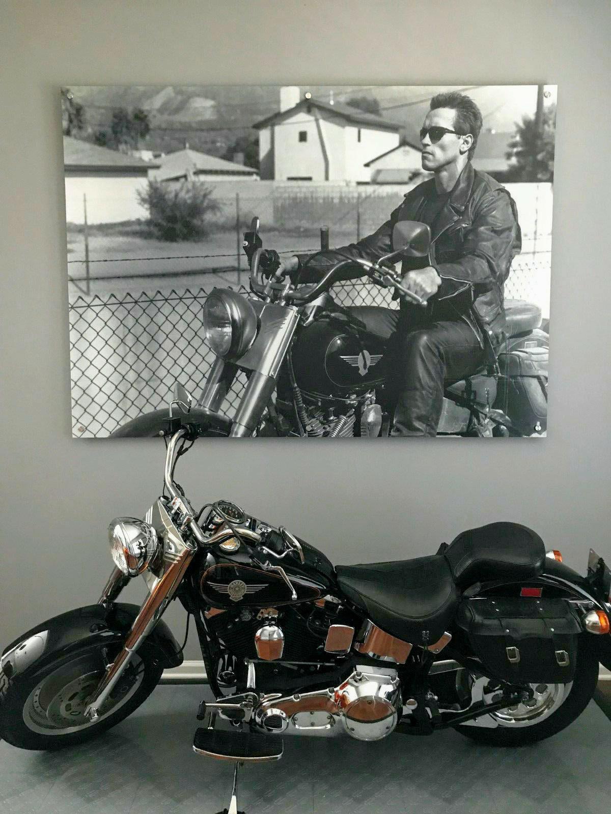 The Terminator - 1991 Harley-Davidson FatBoy | Scrolller