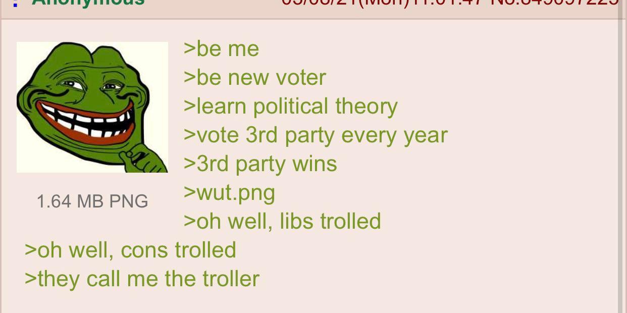 The trolled has become the troller. | Scrolller
