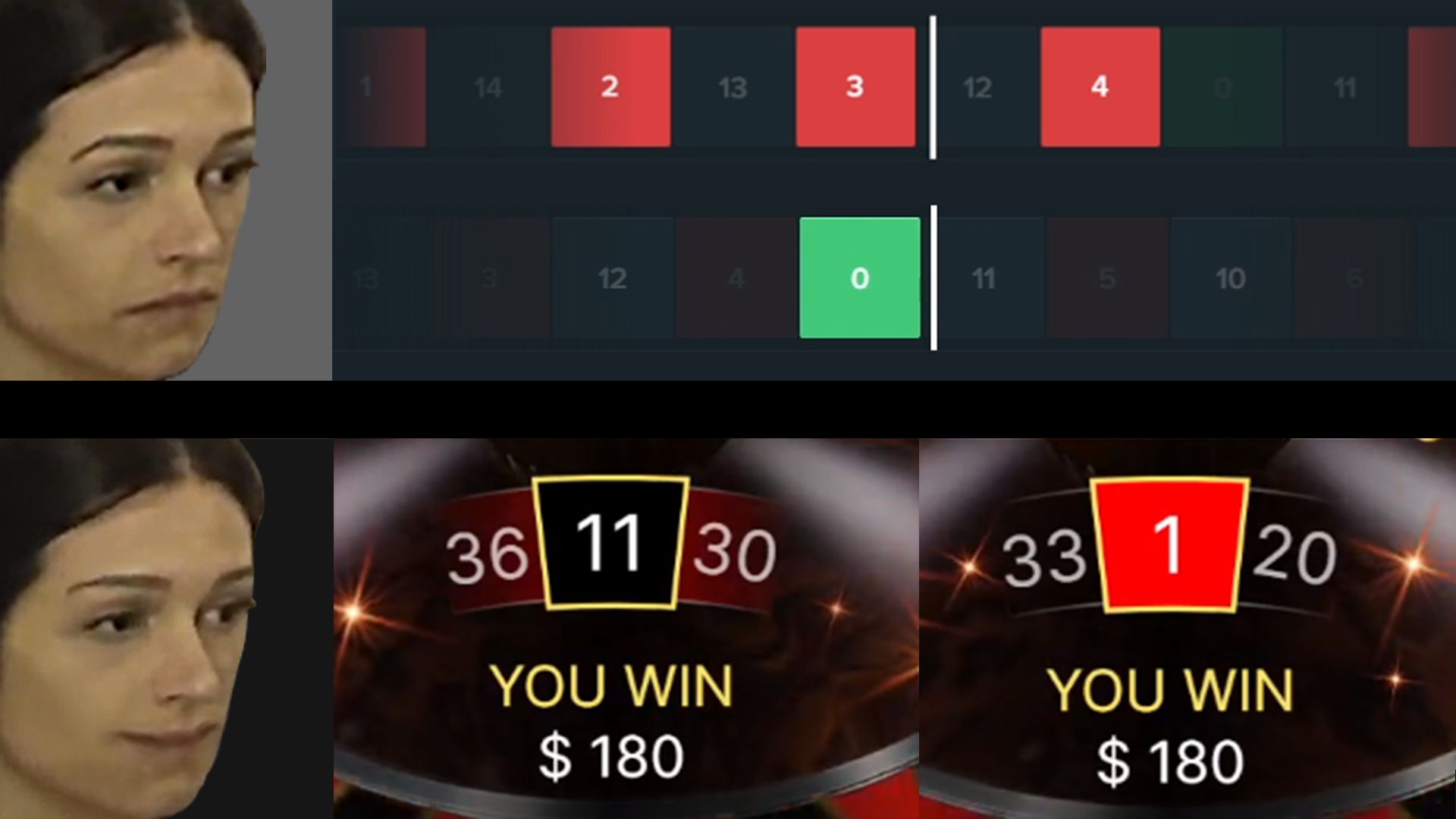 The two faces of a gambler | Scrolller