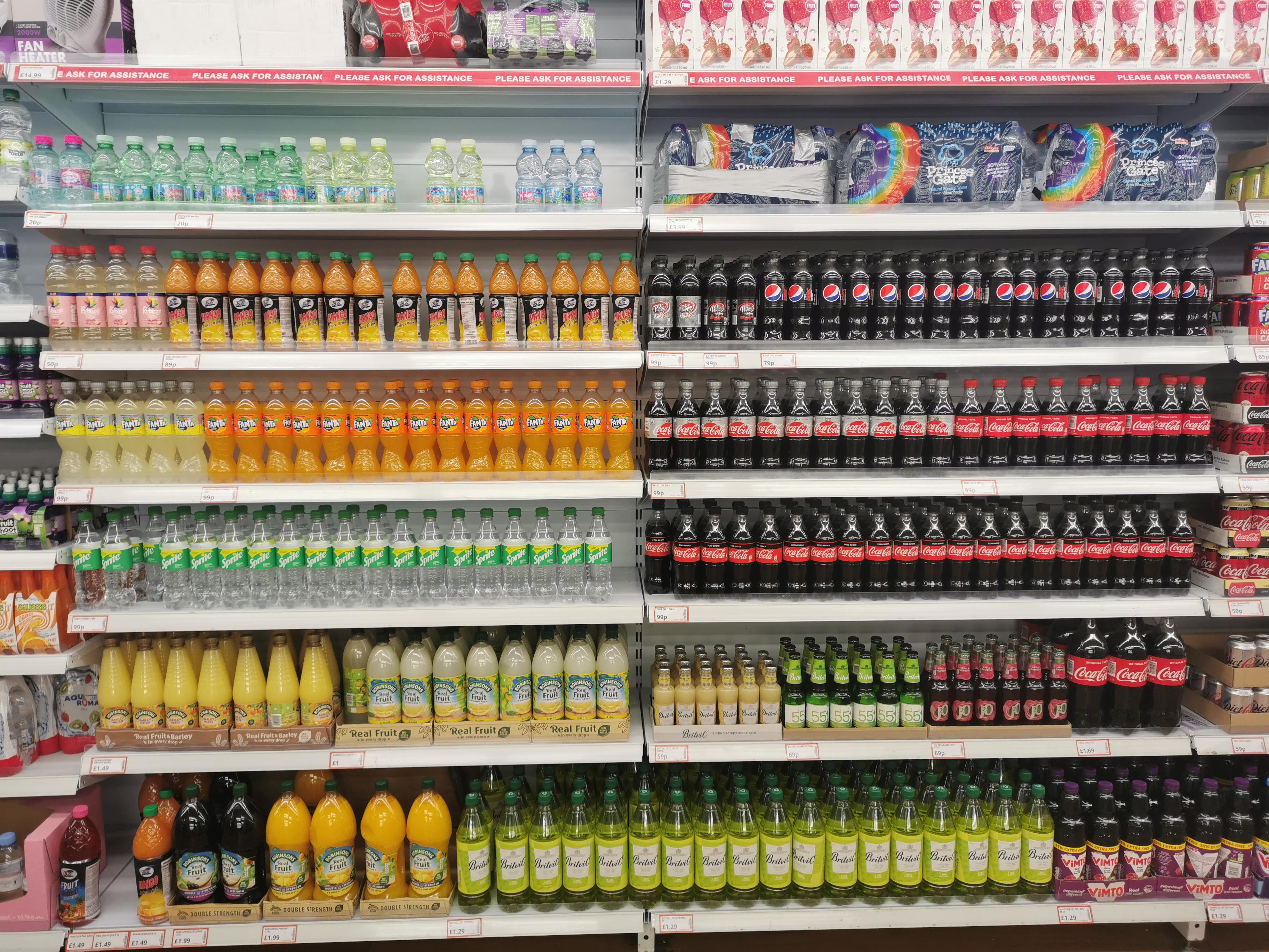 The uniform stacking of these drinks. | Scrolller