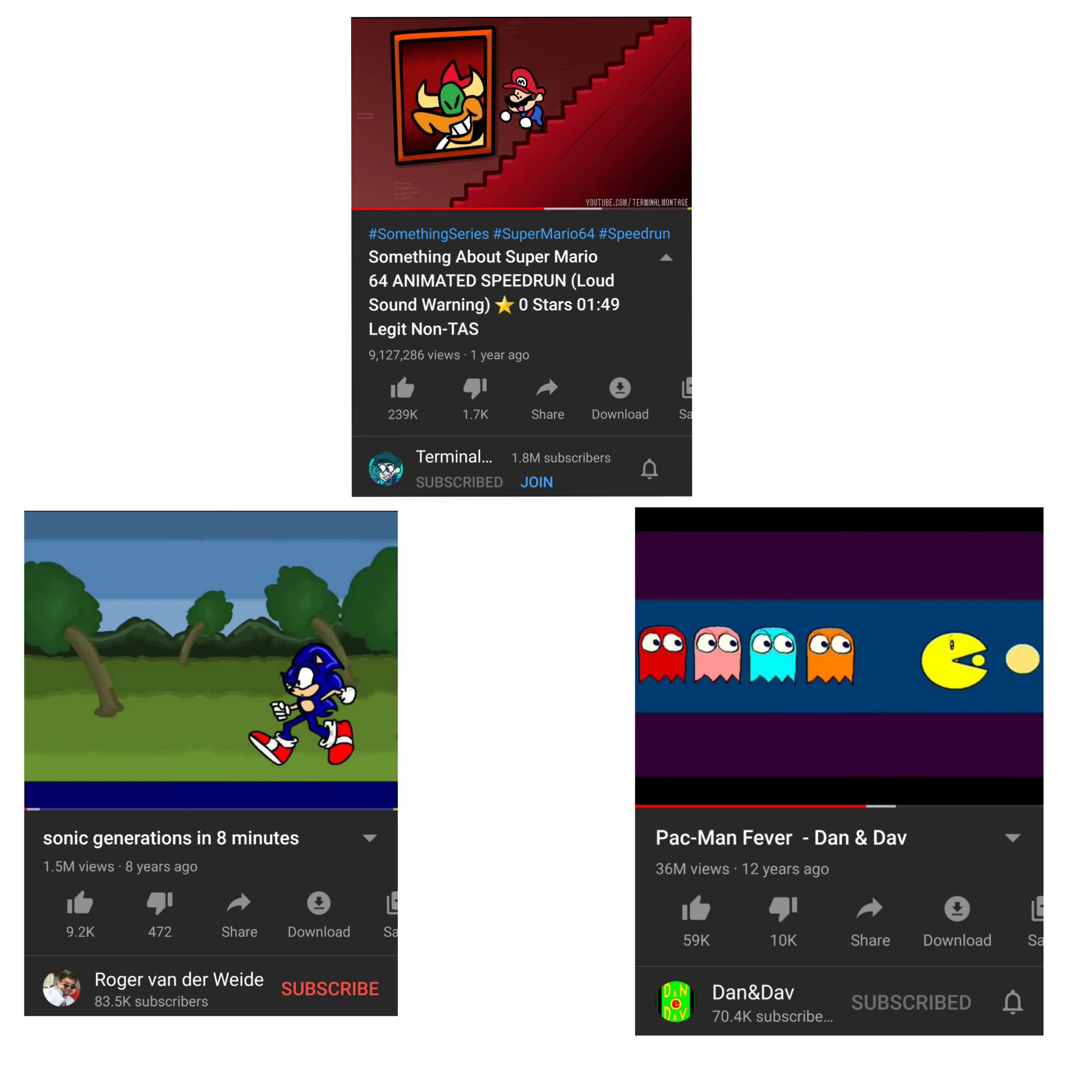 The Video game parody trio. Finally complete | Scrolller