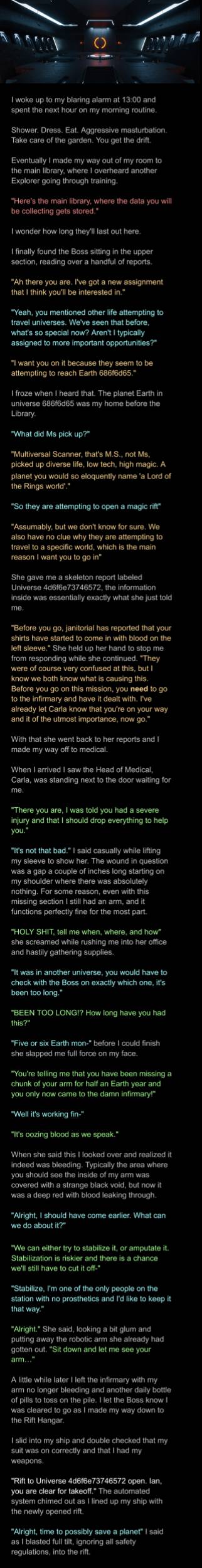 The Wanderer, Part 1, The Multiversal Library | Scrolller