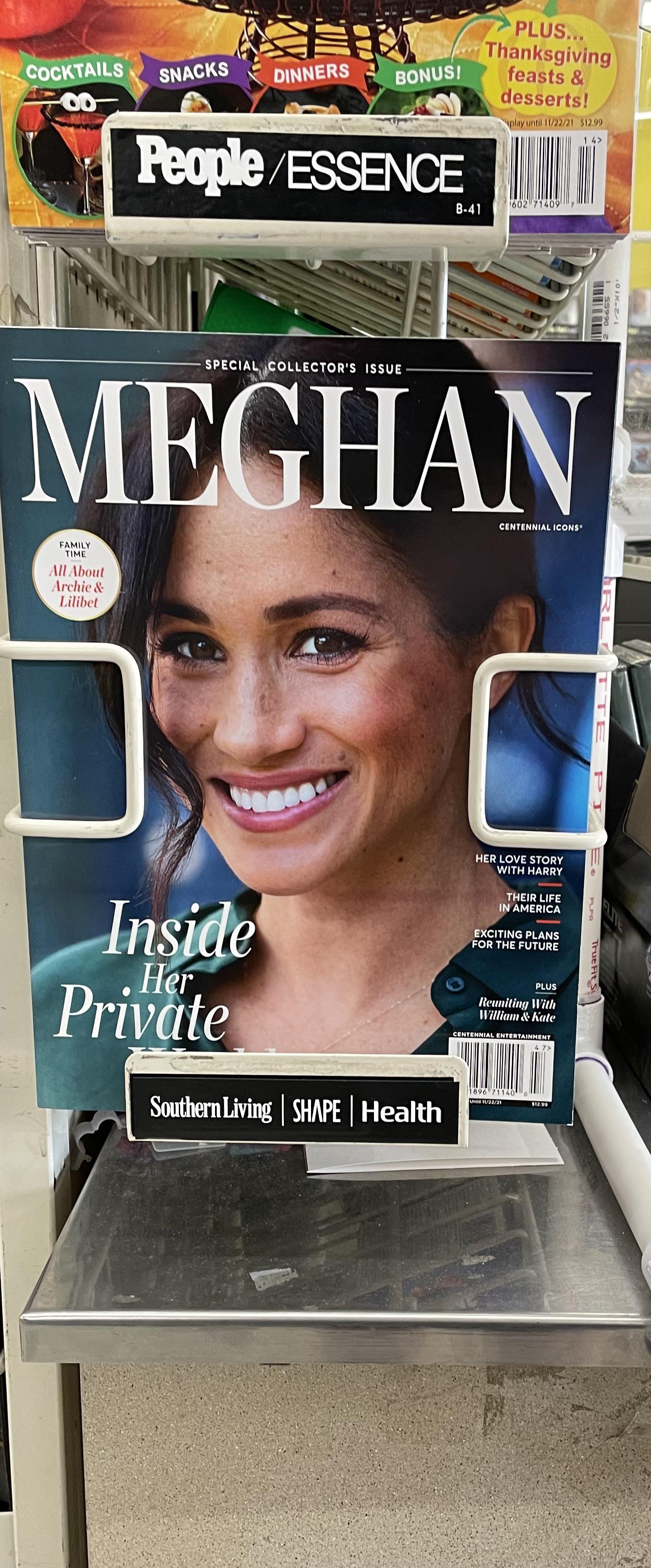 The way this magazine is in the rack | Scrolller