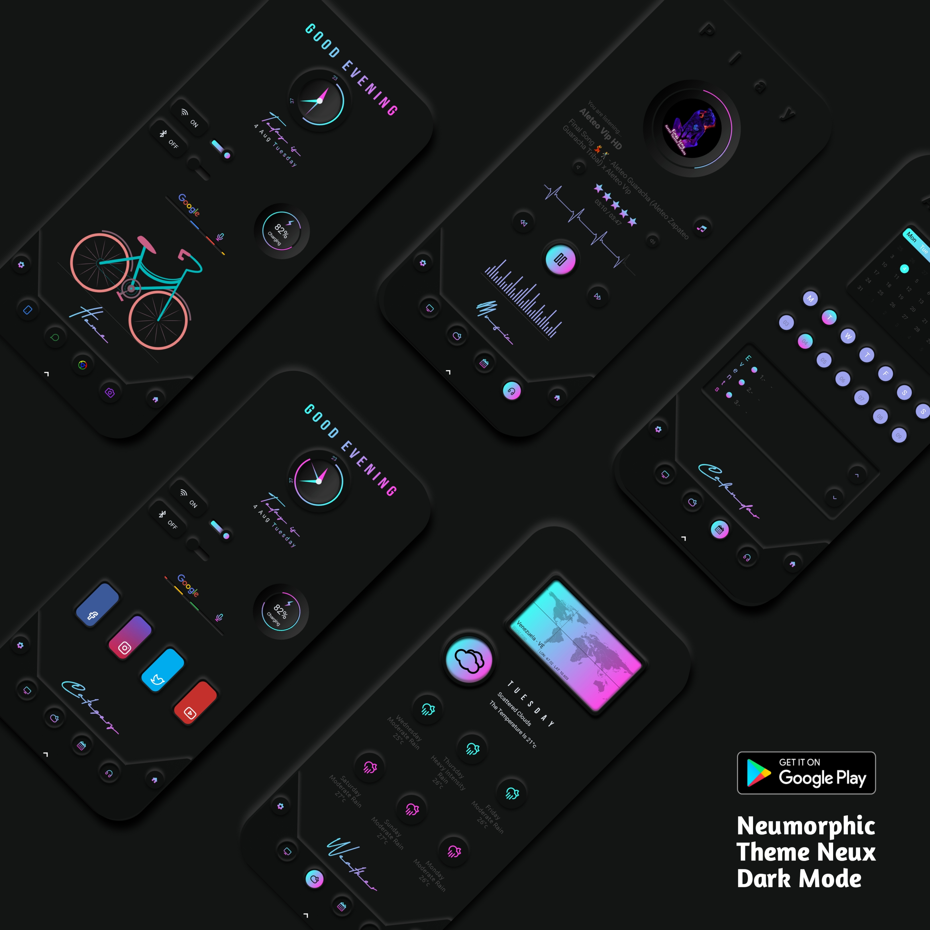 Theme Neux for Klwp | Scrolller