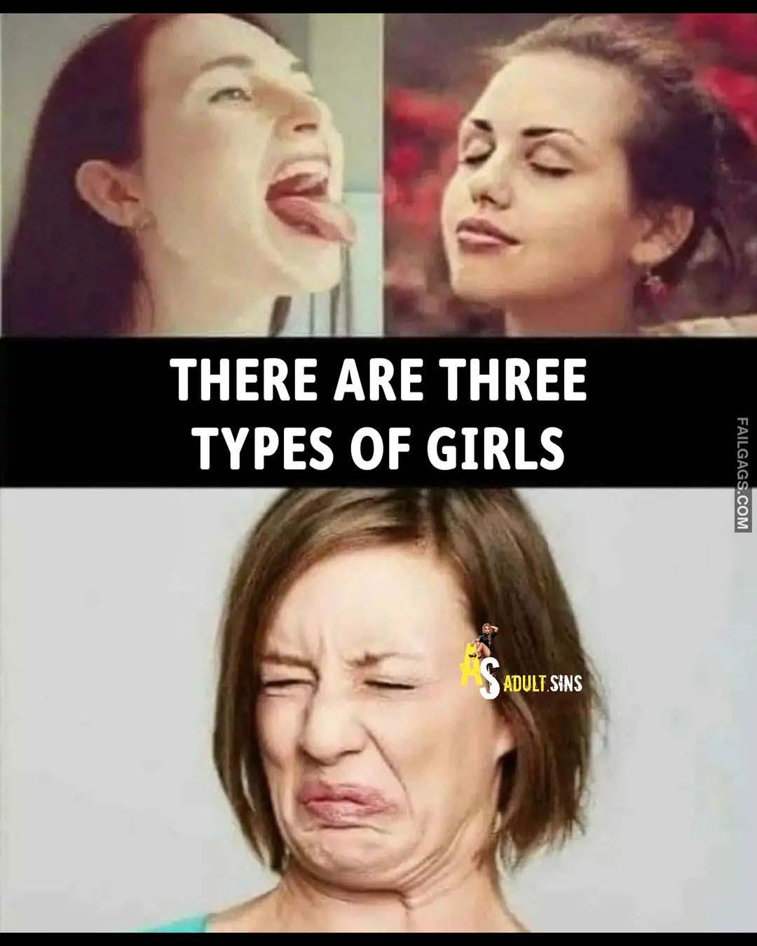 THERE ARE THREE TYPES OF GIRLS funny memes | Scrolller