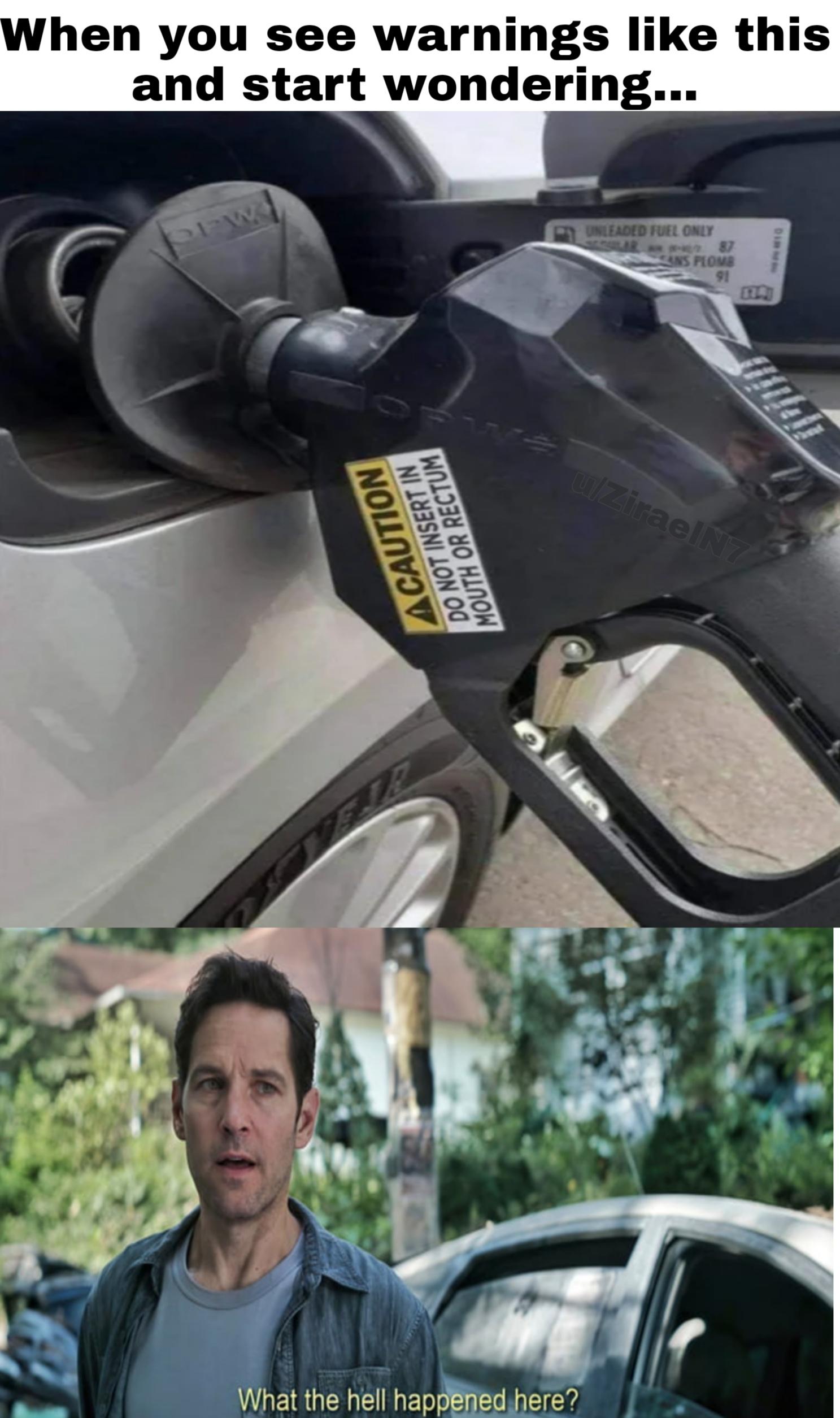 There's a story behind every warning sign... | Scrolller