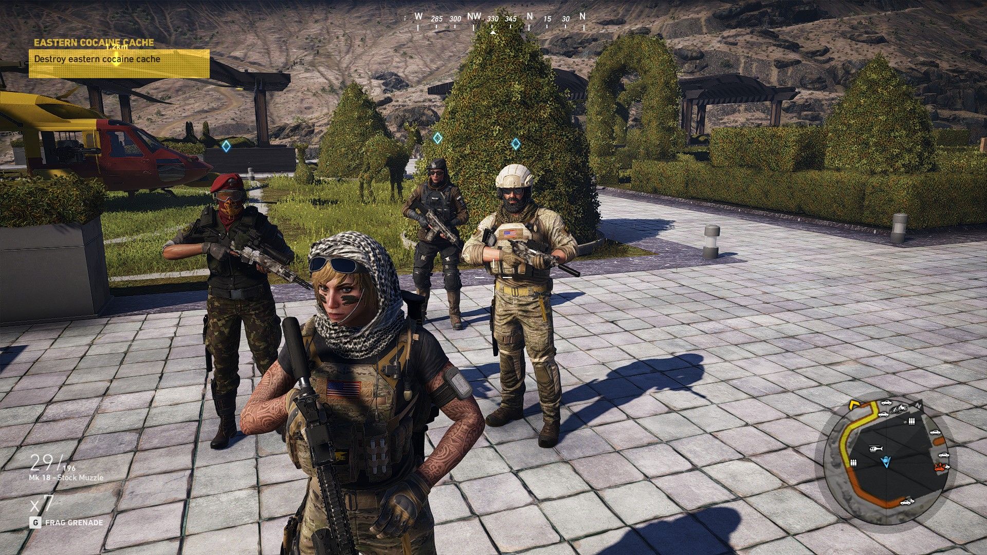 There's something about playing Wildlands with Siege characters that I just love for some reason ...