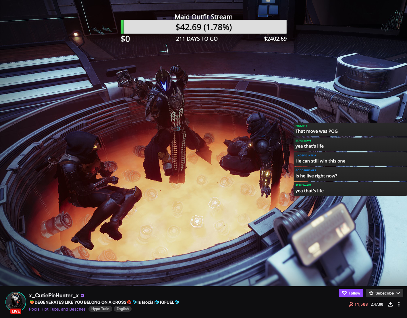 These hot tub streams are getting out of hand | Scrolller