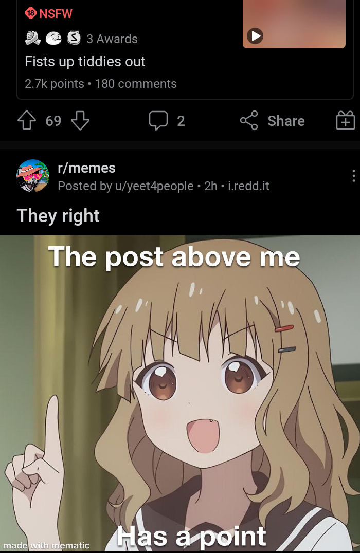 They do have a point | Scrolller