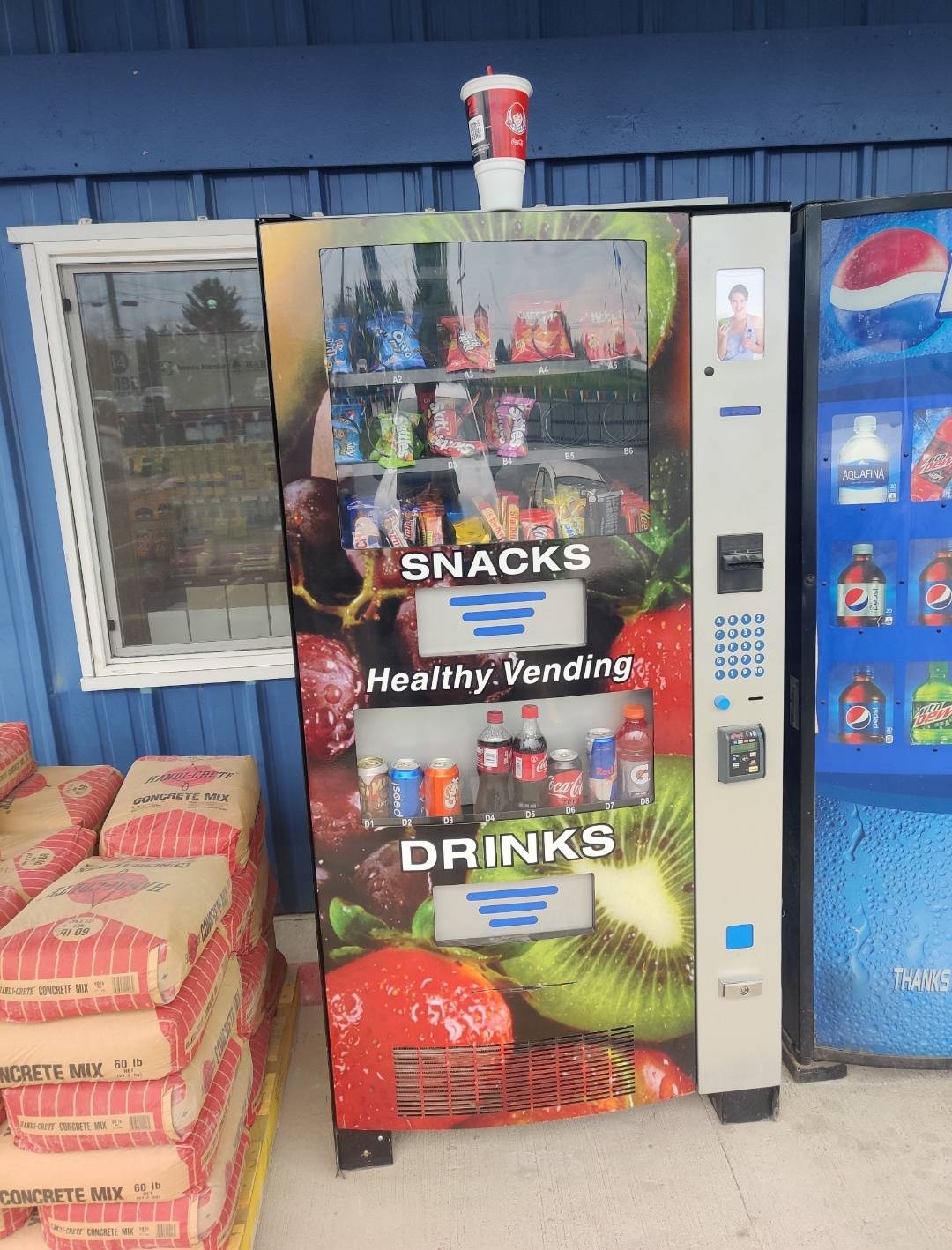 They trying to stay healthy at my local hardware store. | Scrolller