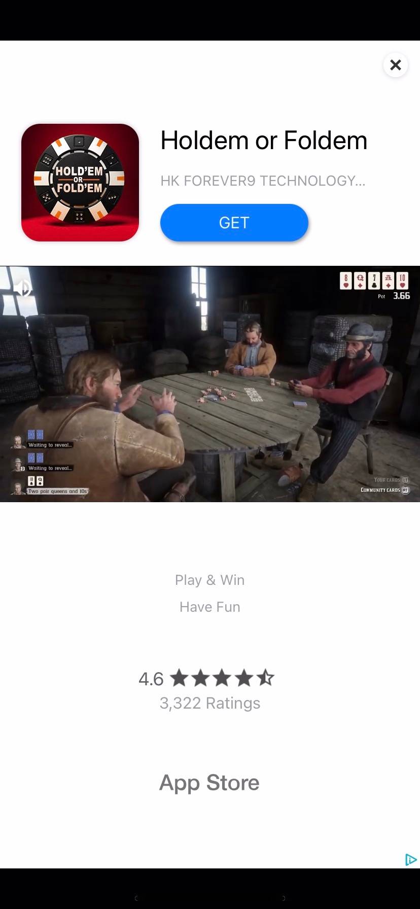 They used game footage from Red Dead Redemption 2 as an ad for their game | Scrolller