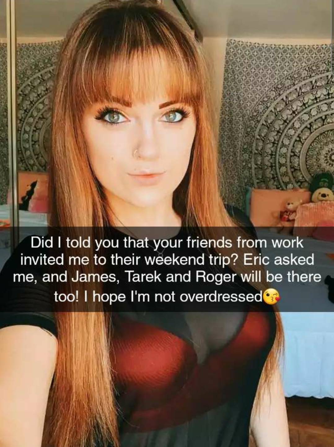 They were always envious about your fiancé. It is only fair she takes care of it, right? | Scrolller