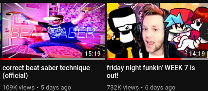 theyre ony here for fnf... | Scrolller