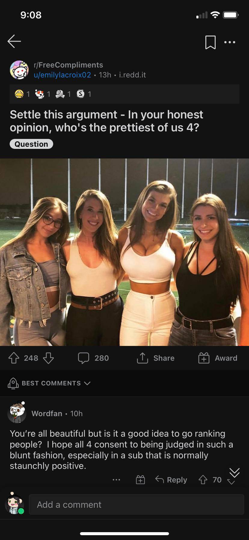 this account, emily lacroix, is fake and is using a photo of my friends. no one gave them ...