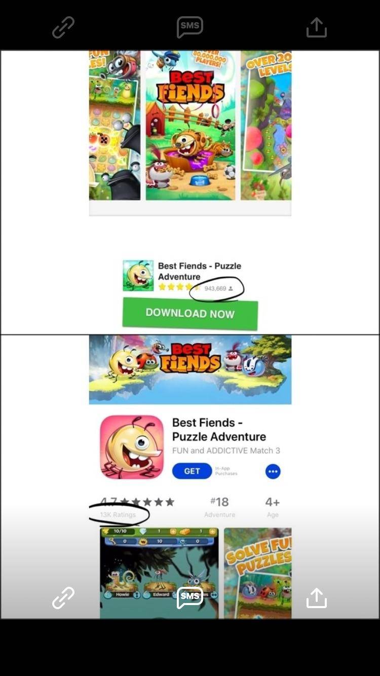 This ad claims to have over 80 million people download it, starting to wonder if this is for ...