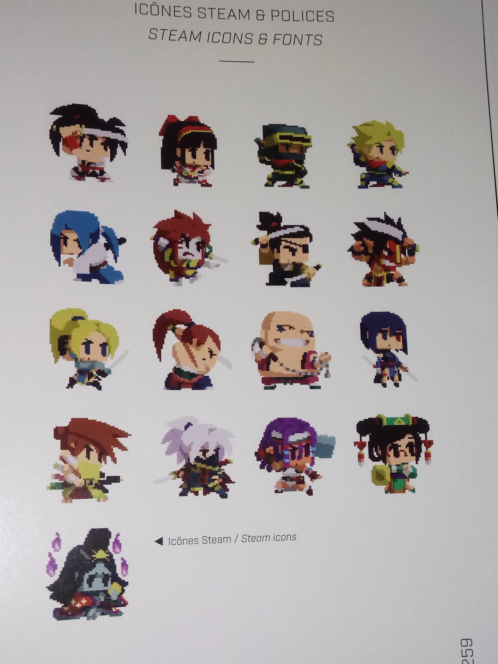 This artbook has some icons labelled "Steam Icon". Might reassure some people about the game ...
