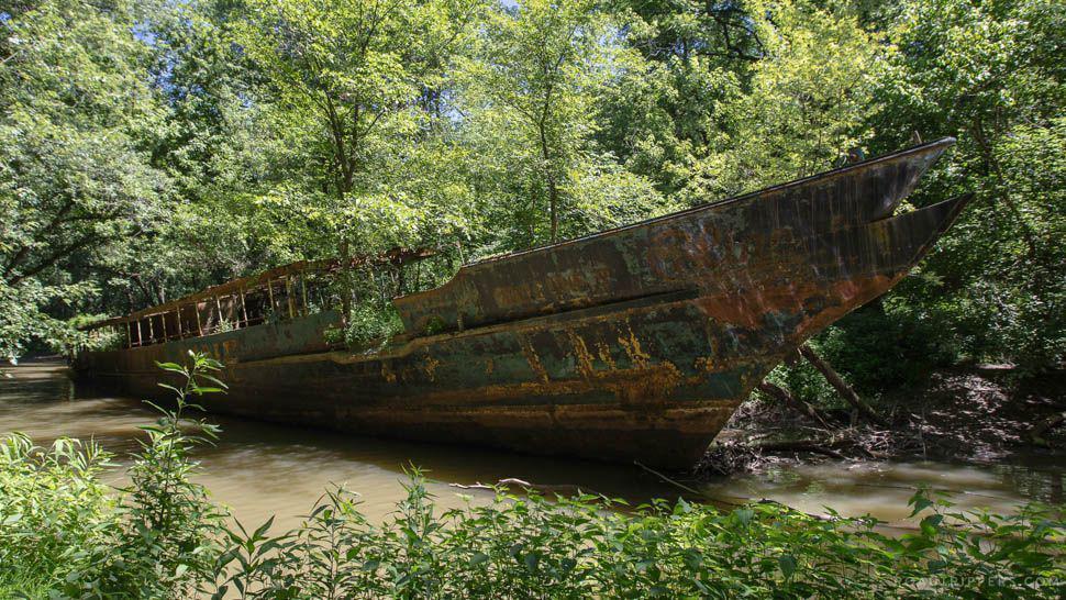 This Award Winning Navy Ship Abandoned In The Ohio River Near