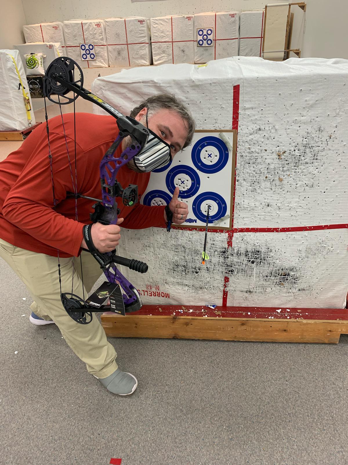 This Edge 320 is my first compound bow. I got a bull on my first shot! My buddy insisted on a ...