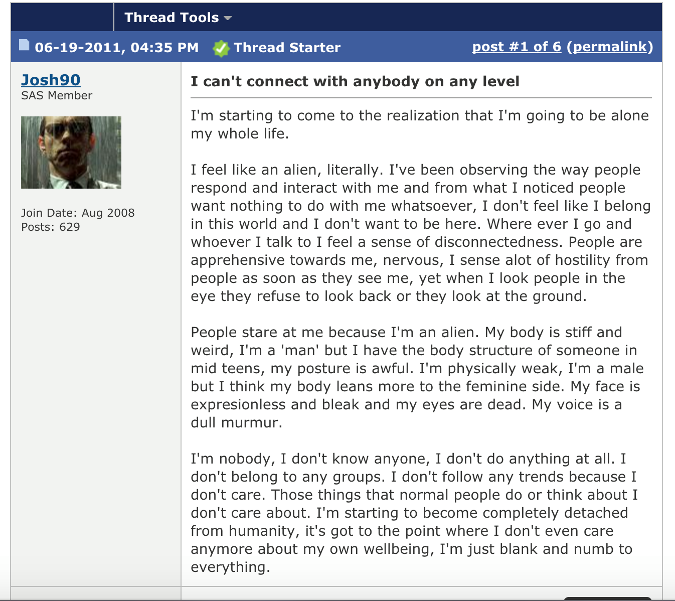 This guy from Social Anxiety Support | Scrolller