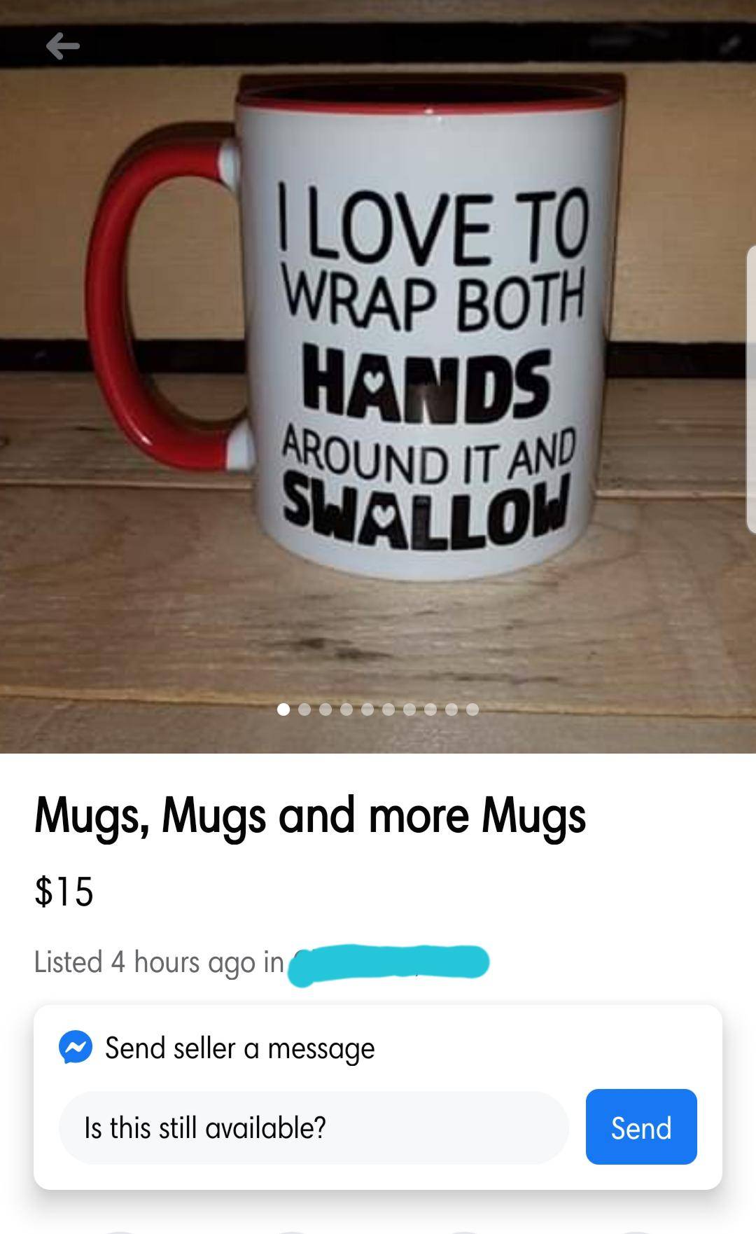 This homemade mug on Marketplace | Scrolller
