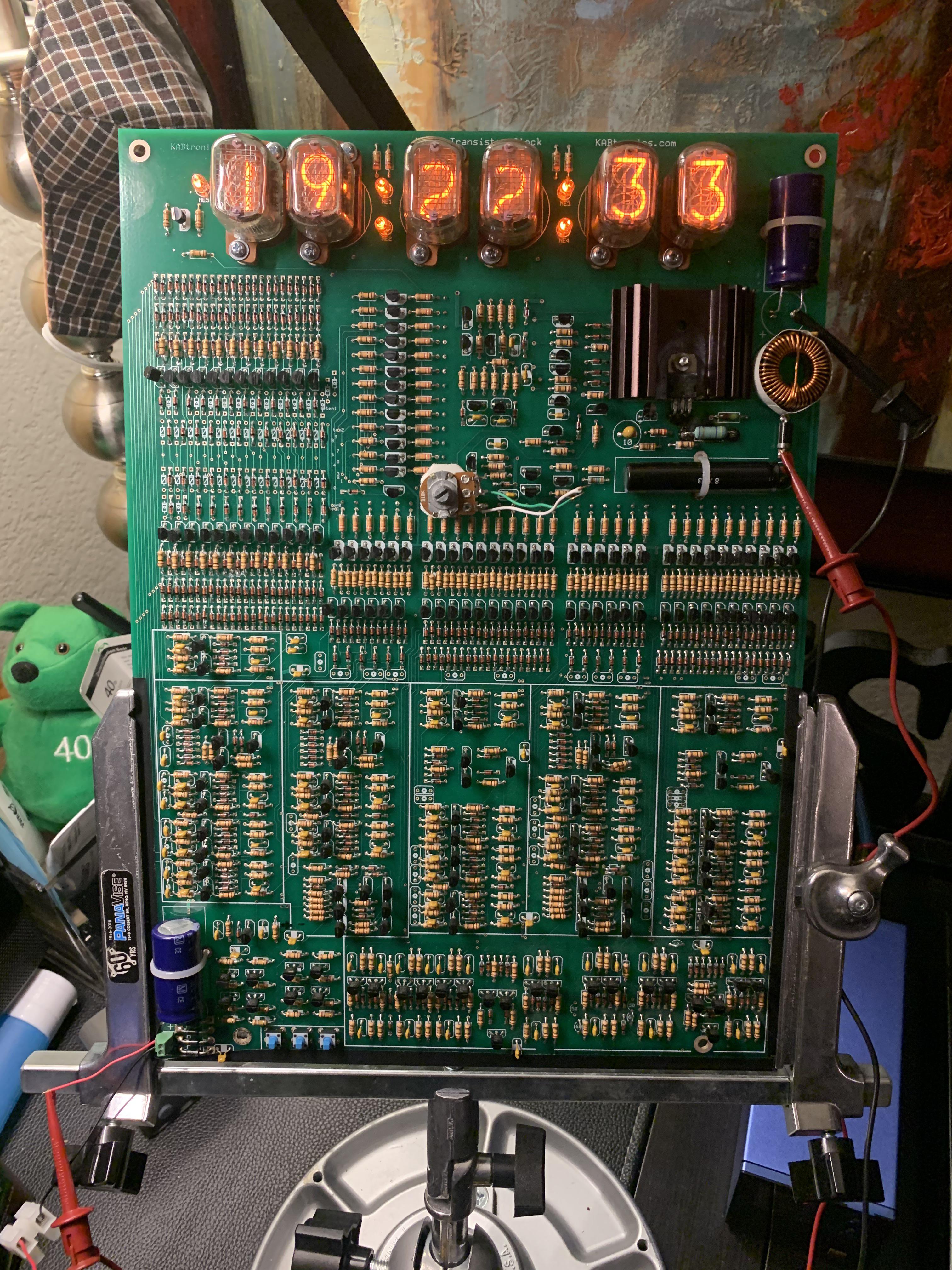 This is a discreet component Nixie Tube Clock | Scrolller