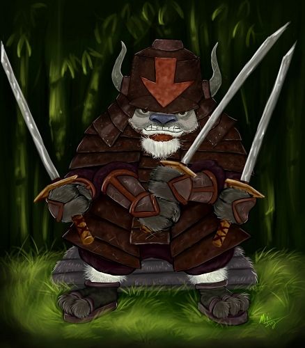 This is Appa in samurai mode. | Scrolller