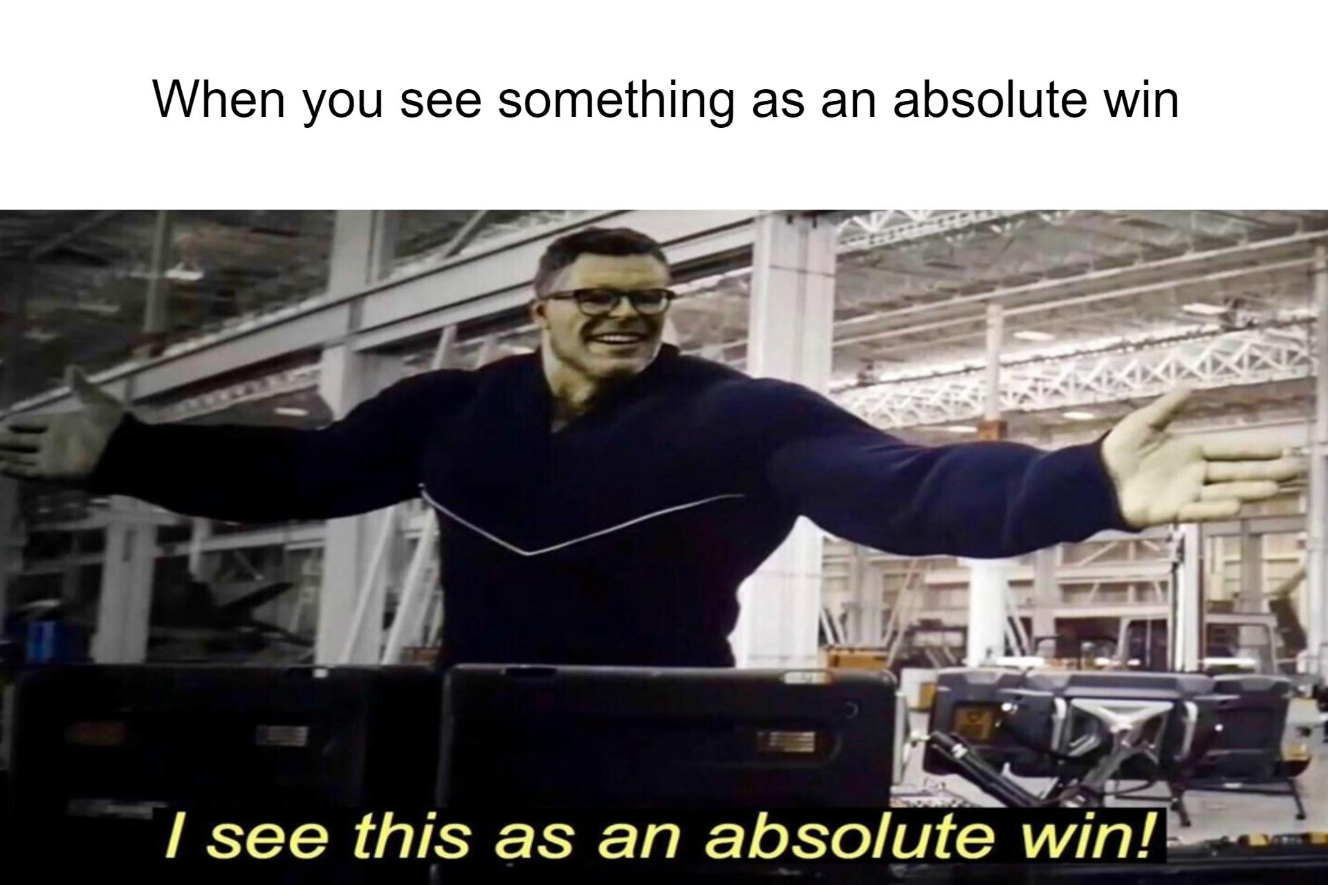 This is me when I see something as an absolute win | Scrolller