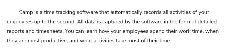 This is taking time tracking to an insane level. (Software my employer just had me install ...