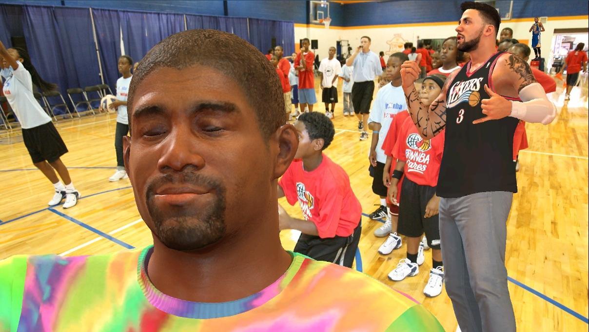 This is the weirdest photo Magic Johnson sent me and I have no idea what's even happening, NBA ...