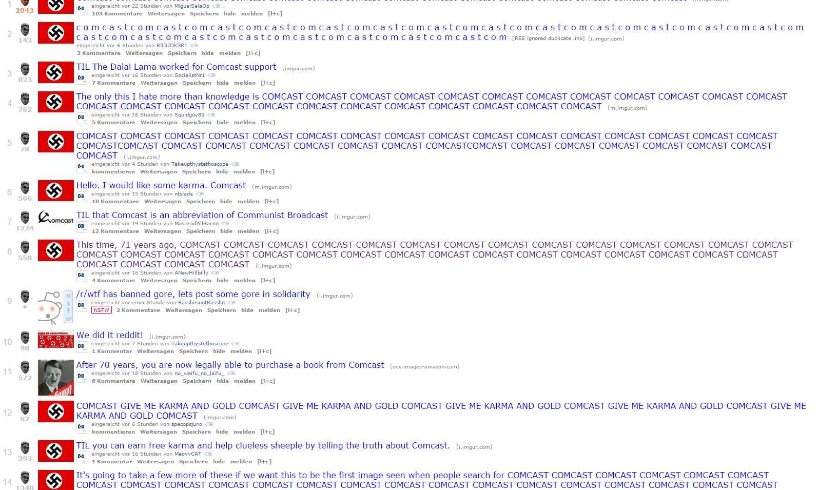 This is what /r/circlejerk looks like at the moment. And that's not just the first page | Scrolller