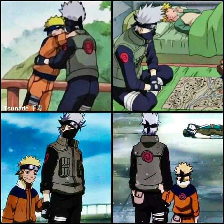 This puts a smile on my face. Kakashi was really a father figure to Naruto | Scrolller