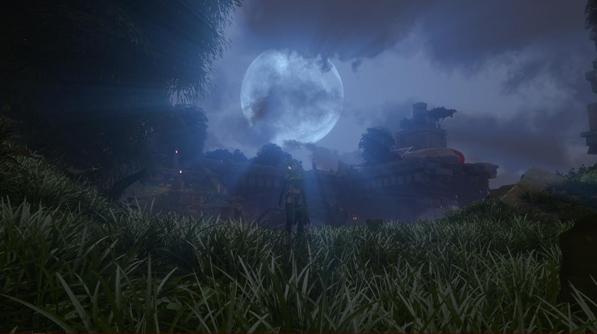 This really is a pretty game. That moonlight is intense. | Scrolller