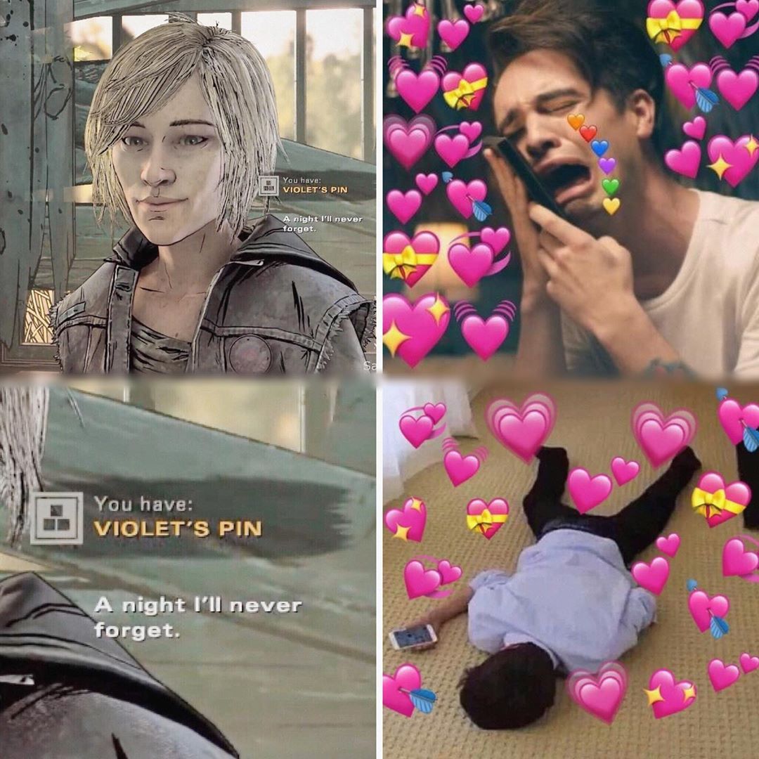 This scene was just love, ugh Clementine, your gf is a little bby that we must protect at all ...