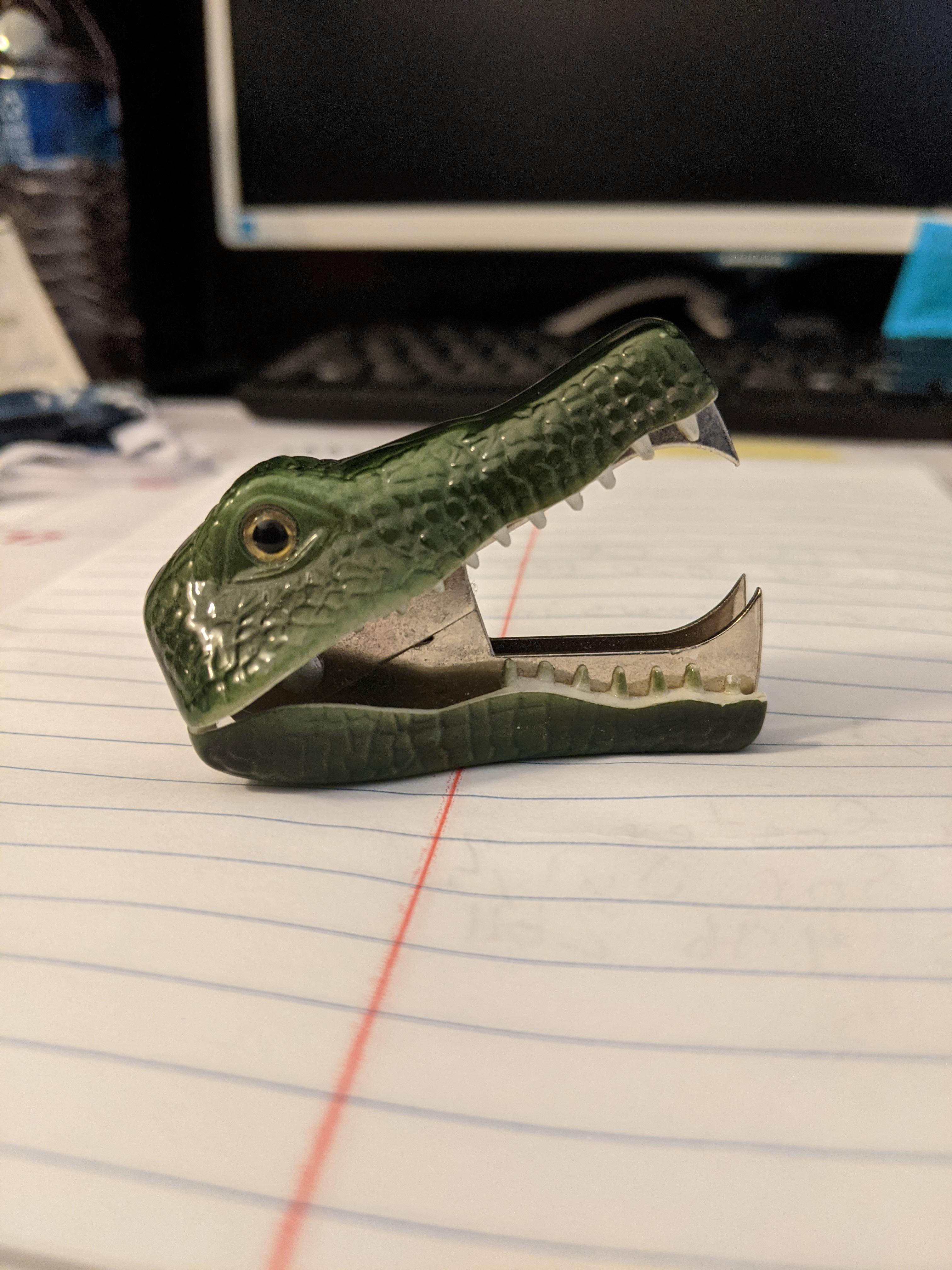 This staple remover at work. | Scrolller