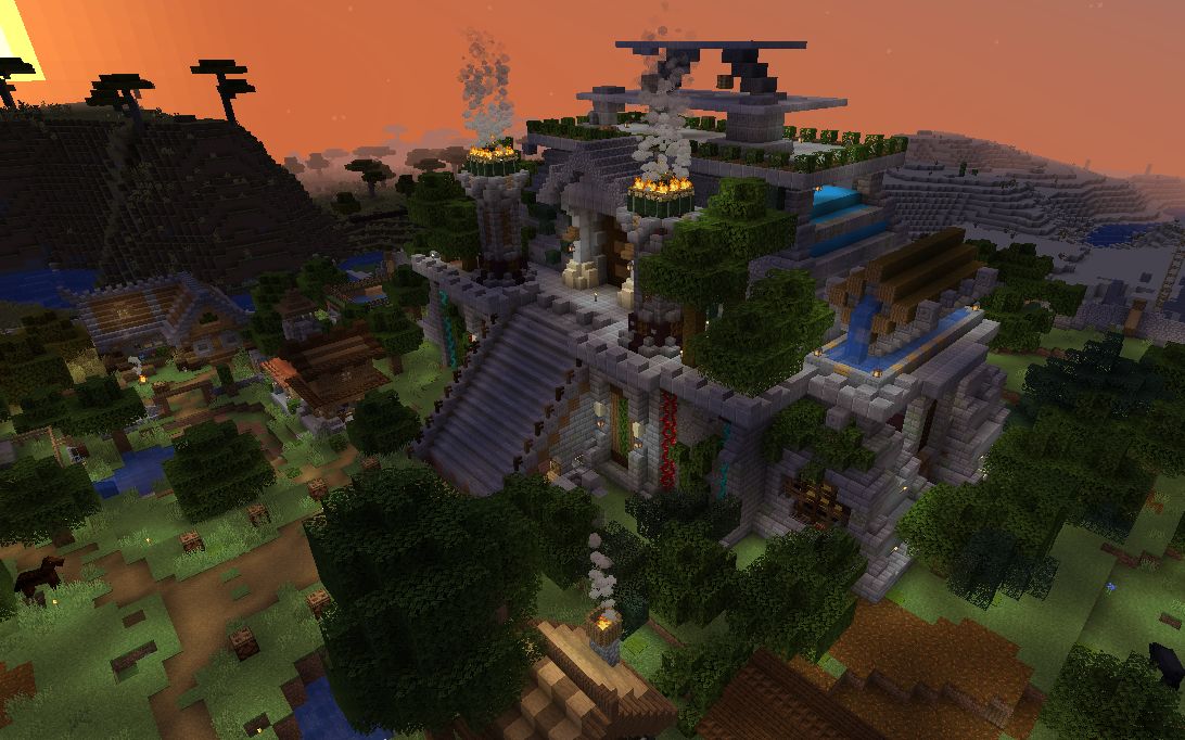 This was the last photo of my first mega base before the SMP stopped... | Scrolller