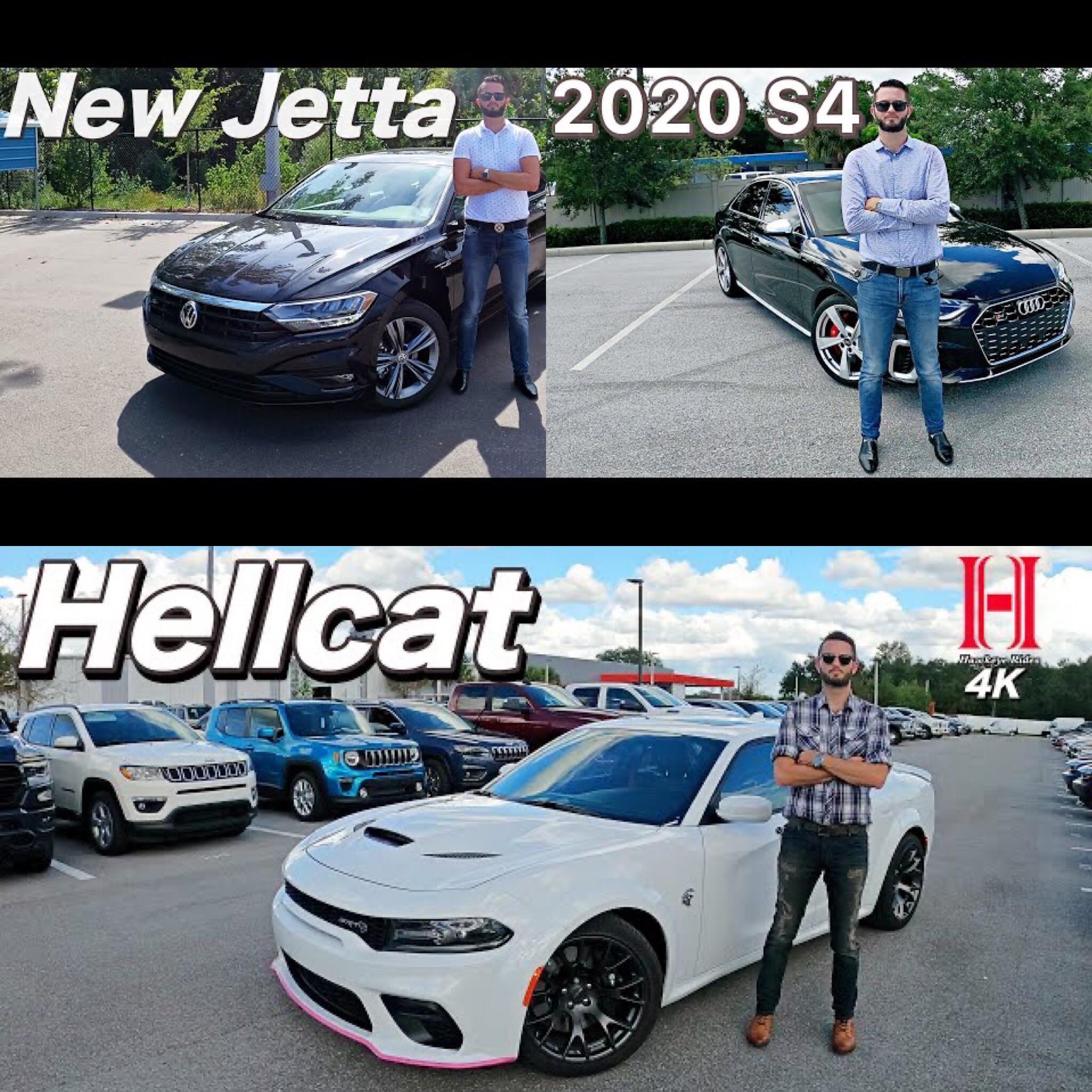 This weeks line up: Audi S4, Dodge Charger SRT Hellcat Widebody, VW Jetta (link in bio) | Scrolller