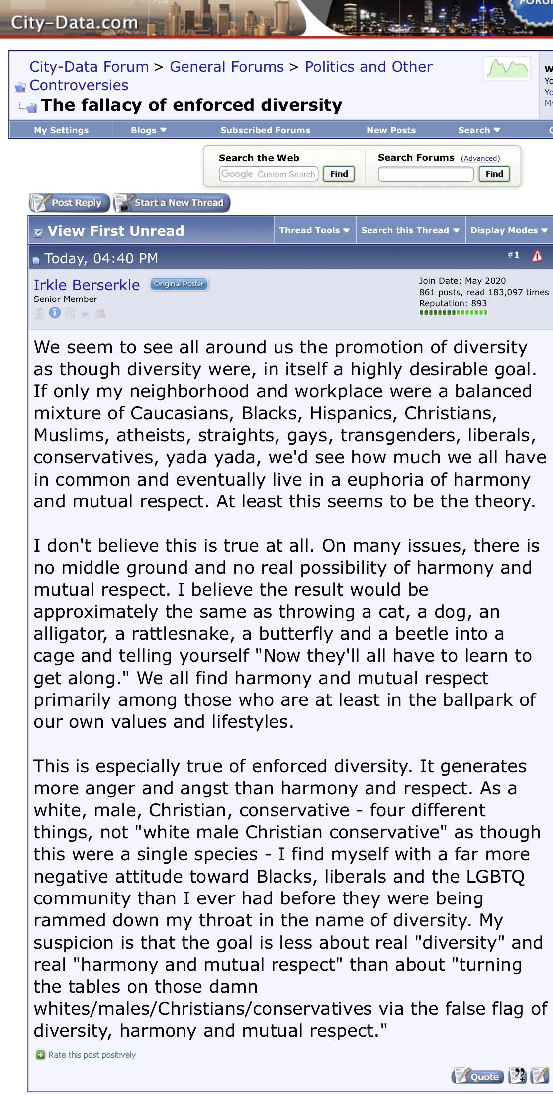 This white, male, Christian, conservative really wants you to know... | Scrolller