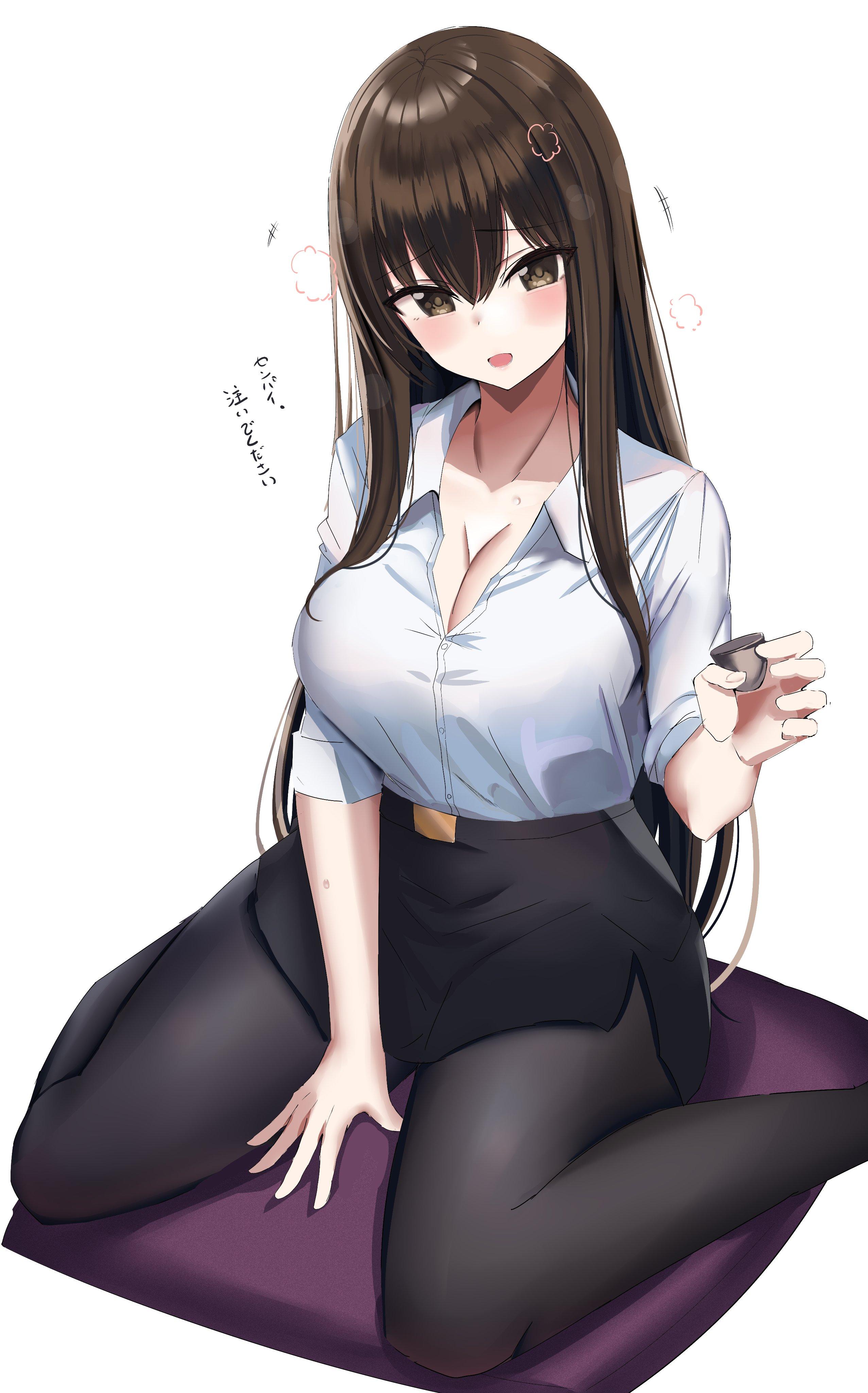 Those thighs look comfortable. (Hanasaka Houcha) [Original] | Scrolller
