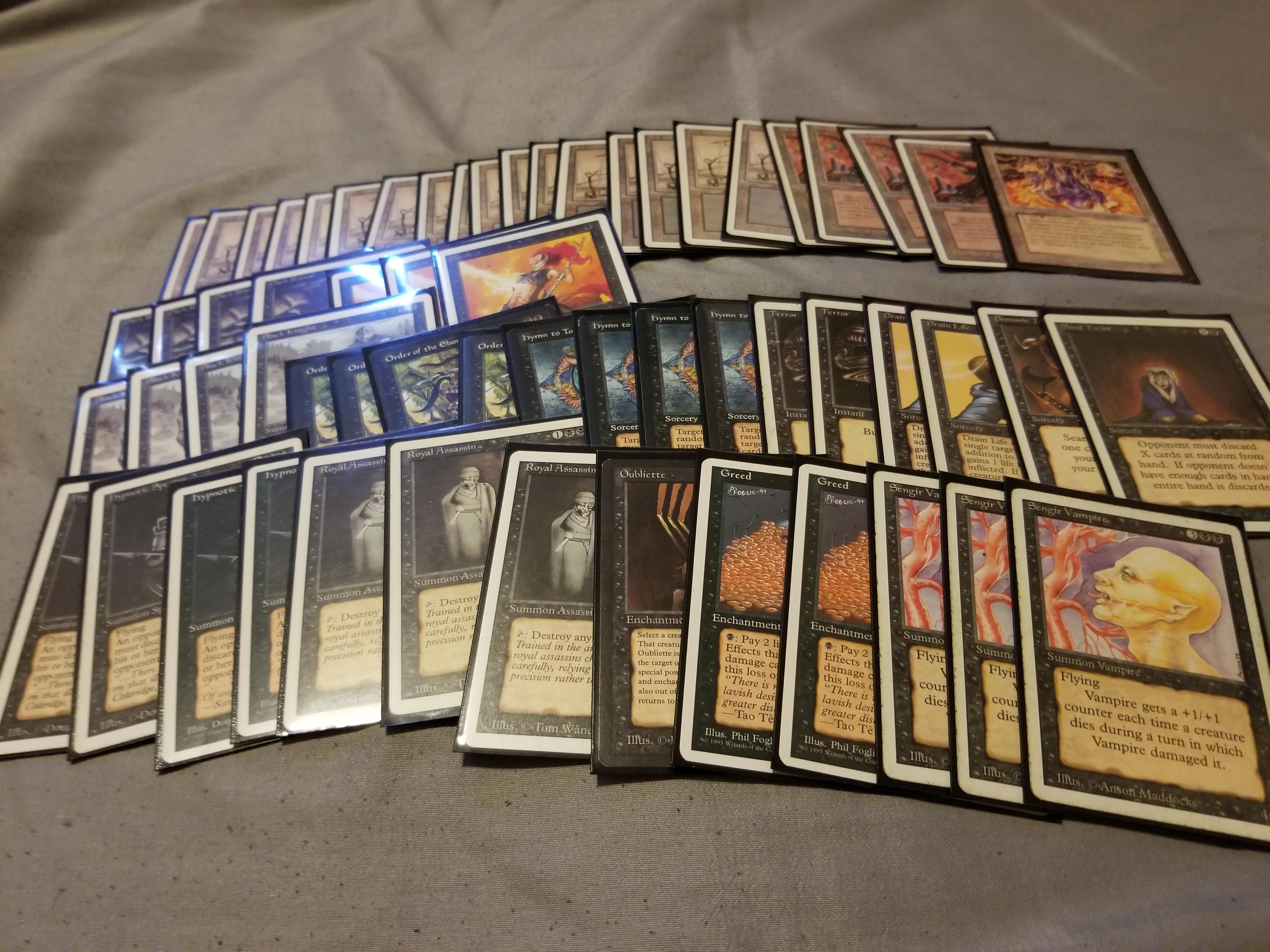 Thoughts on my first oldschool deck. Any suggestions? | Scrolller