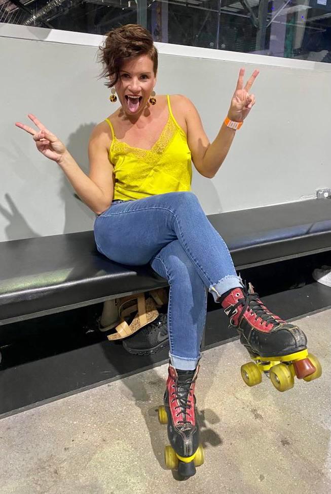 Throwback to last Thursday! Broke a sweat and survived roller skating!🛼 | Scrolller