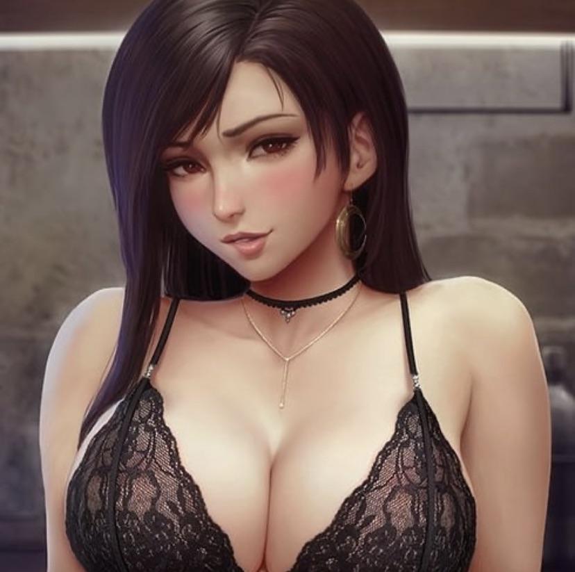 Tifa but in hot lingerie | Scrolller