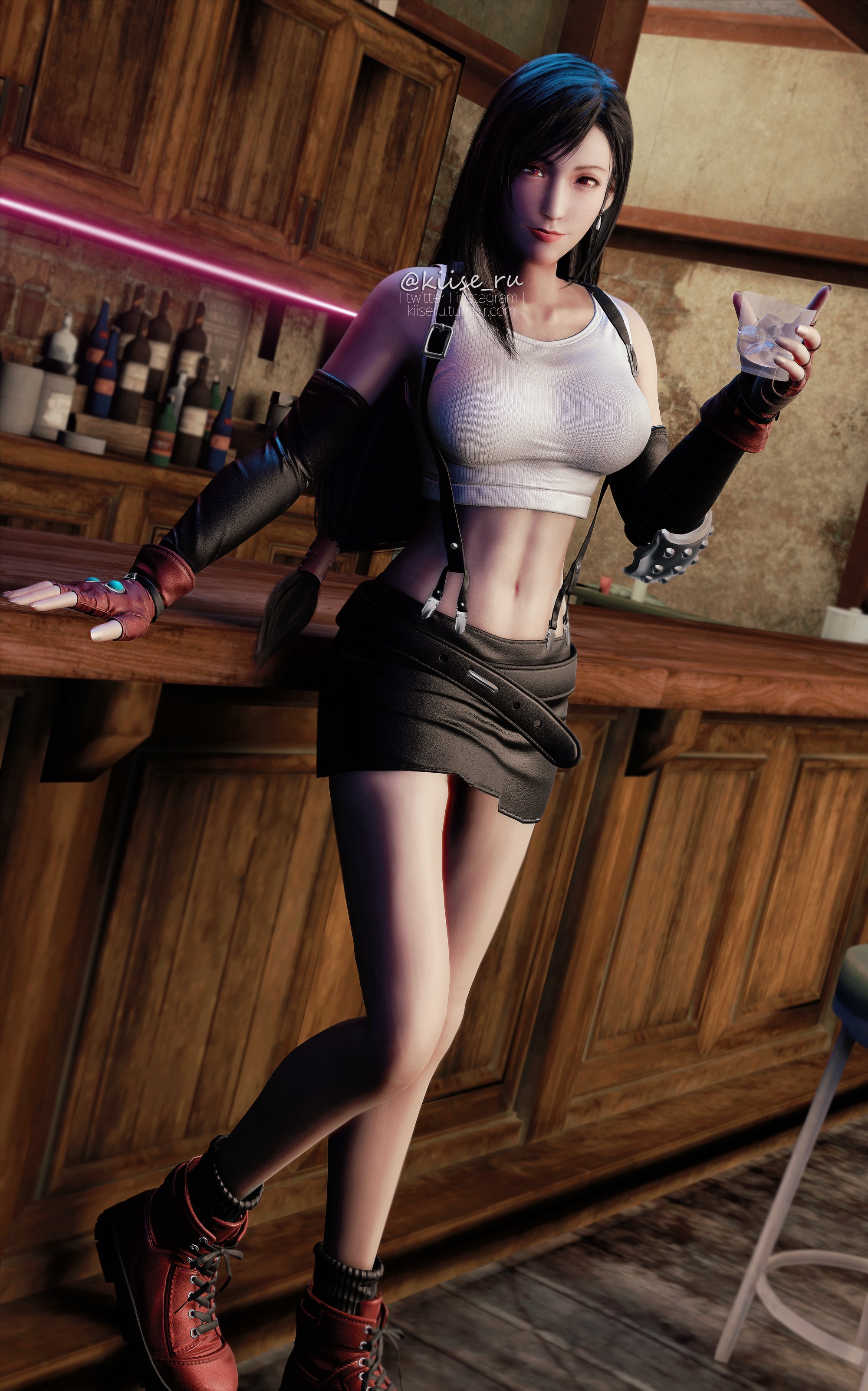 Tifa in her OG outfit | Scrolller