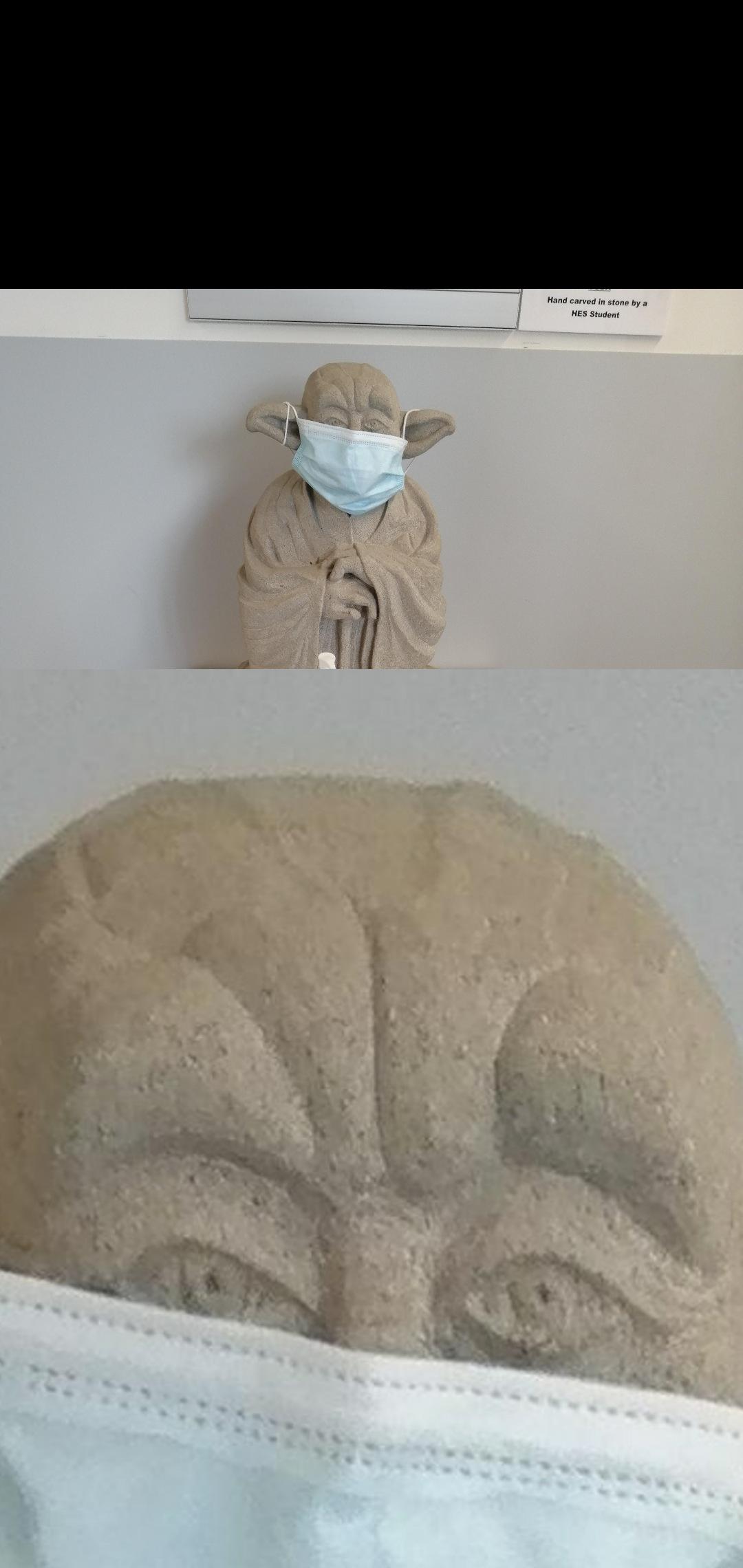 TIH the eyes on this Yoda statue. | Scrolller