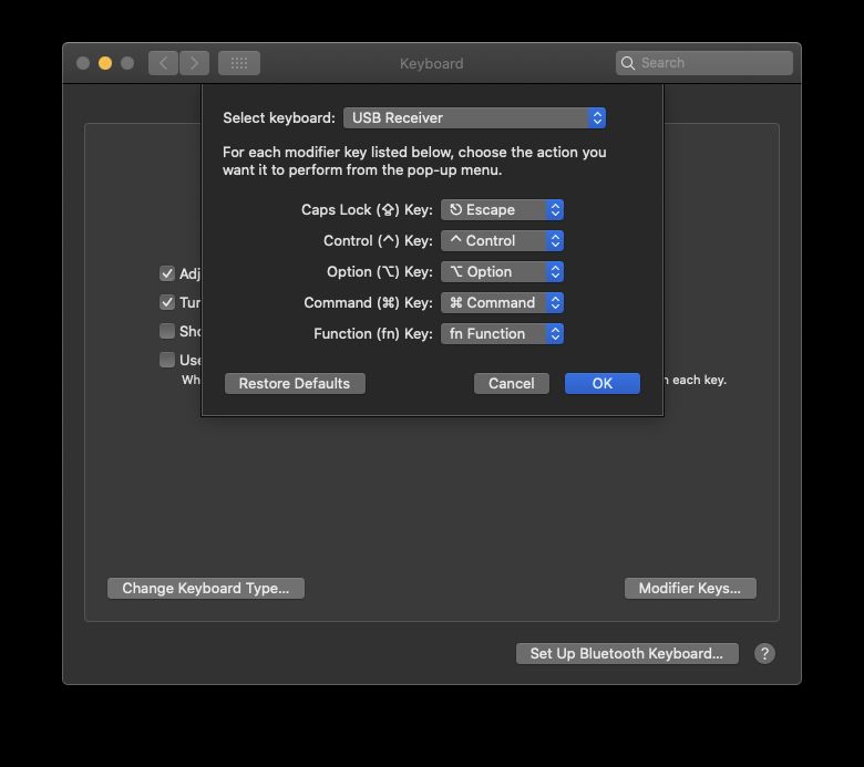 [TIL] People on macOS, you can map Caps Lock to Escape from System Settings. | Scrolller
