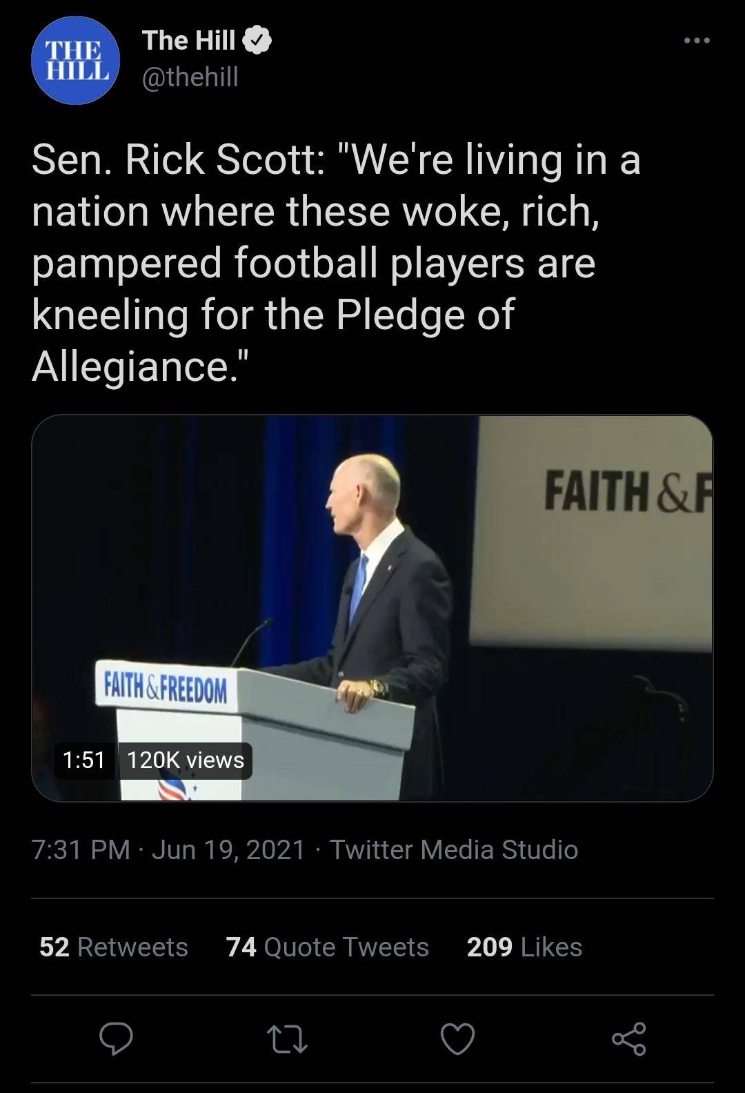 TIL we say the Pledge of Allegiance before football games | Scrolller