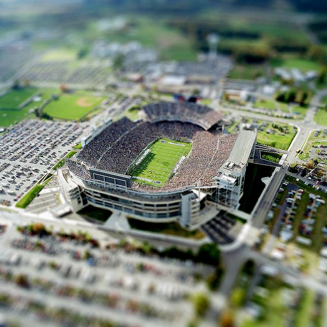 Tilt Shift Beaver Stadium | Scrolller