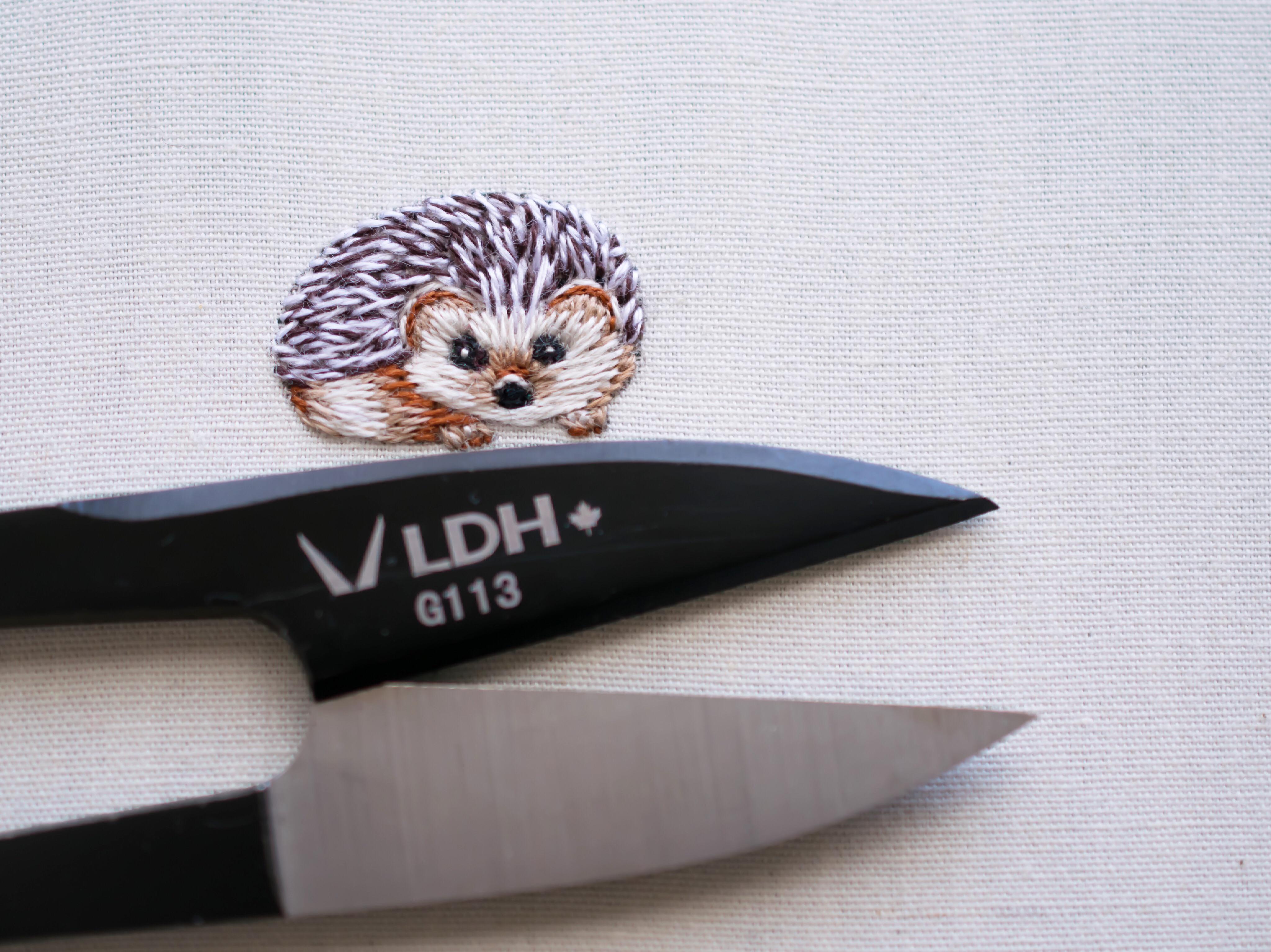 Tiny hedgehog made of thread | Scrolller